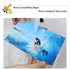 A-SUB Premium Photo Paper Luster 13x19 Inch 66lb for Inkjet Printers 50 Sheets, Single Sided