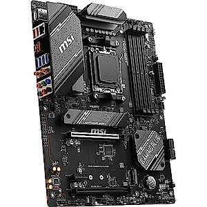 MSI B650 Gaming Plus WiFi Gaming Motherboard (AMD AM5, ATX, DDR5, PCIe 4.0, M.2, SATA 6Gb/s, USB 3.2 Gen 2, HDMI/DP, Wi-Fi 6E, Bluetooth 5.3, AMD Ryzen 7000 Series Desktop Processors)