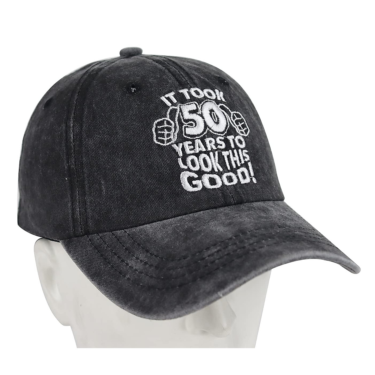 SHANVANKE 50th Birthday Gifts for Women Men, Limited Edition 1974 Hat, Adjustable Cotton Embroidered 50 Year Old Party Decorations Baseball Cap, Funny Gifts for Dad Mom Wife Husband Friends