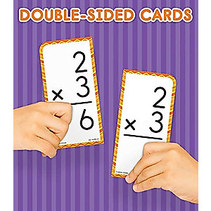 Carson Dellosa Multiplication Flash Cards for Kids Ages 8+, Times Table Flash Cards for Grade 3, Grade 4 and Grade 5, Multiplication Flash Cards with Answers