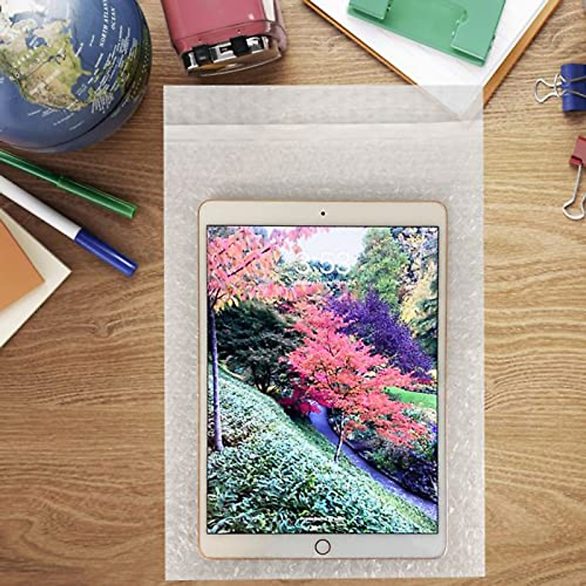 EPHECH 20PCS Self-Seal Bubble Out Bag Pouches, 12" x 16" Clear Bubble Cushioning Wrap Bag, Double Wall Shockproof Bubble Pouches Bag Protective Storage Bag for Moving, Shipping, Packing and Storage