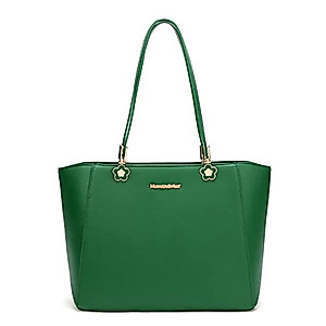 Montana West Purses for Women Tote Purse Shoulder Bag Vegan Leather Top Handle Satchel Bag,MWC-096GN