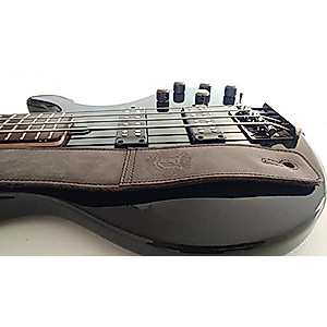 Anthology Gear "The Reticent Full Grain Leather Guitar Strap For Electric, Acoustic, and Bass Guitars (2", Whiskey Brown)