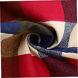 Housoutil Microwave Oven Dust Cover Bread Toaster Airfryer Oven House Appliances Oven Cover Microwave Oven Cloth Cover Microwave Oven Cover Oven Tops Cover Decorative Oven Cover Cotton Grid