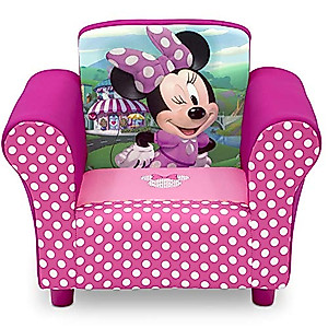 Delta Children Upholstered Chair, Disney Minnie Mouse