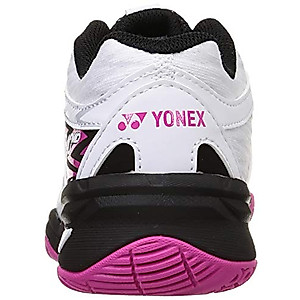 Yonex Badminton Shoes, Power Cushion 840 Mid White/Pink (062), US Men's Size 8.5 (26.5 cm)