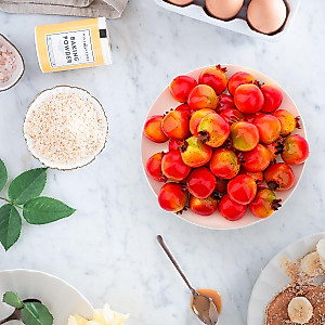 Meiwlong 26 PCS Fake Mini Foam Pomegranate Artificial Realistic Lifelike Fruits Indoor Home House Kitchen Supermarkets Decoration Autumn Festival Party Photography Props