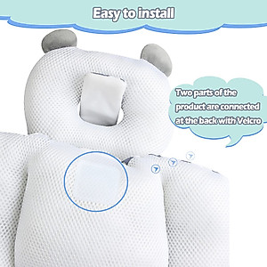 KAKIBLIN Stroller Cushion Toddler Car Seat Insert, Baby Stroller Pillow, Toddler Seat Pad Car seat Neck Support Cushion for Toddler (Cloud)