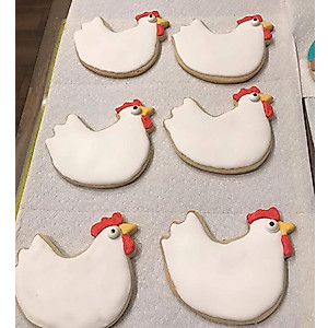 Chicken Cookie Cutter, 3.75" Made in USA by Ann Clark