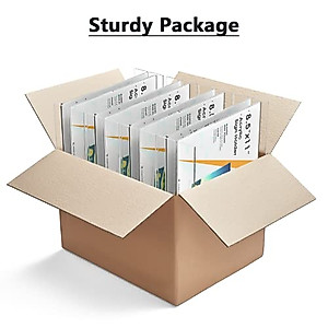 MaxGear 8.5 x 11 Acrylic Sign Holder 6 Pack, Clear Table Paper Display Stand Double Sided Menu Flyer Holder Vertical Picture Frame Plastic Plexi Sign Holders for Office, Store, Restaurants, Hotels