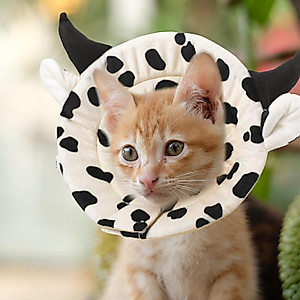 Mipcase Dog Cone Collar, Soft Dog Cone to Stop Licking Adjustable Dog Cones for Small Dogs Cats