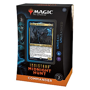 Magic: The Gathering Innistrad: Midnight Hunt Commander Deck – Undead Unleashed (Blue-Black)