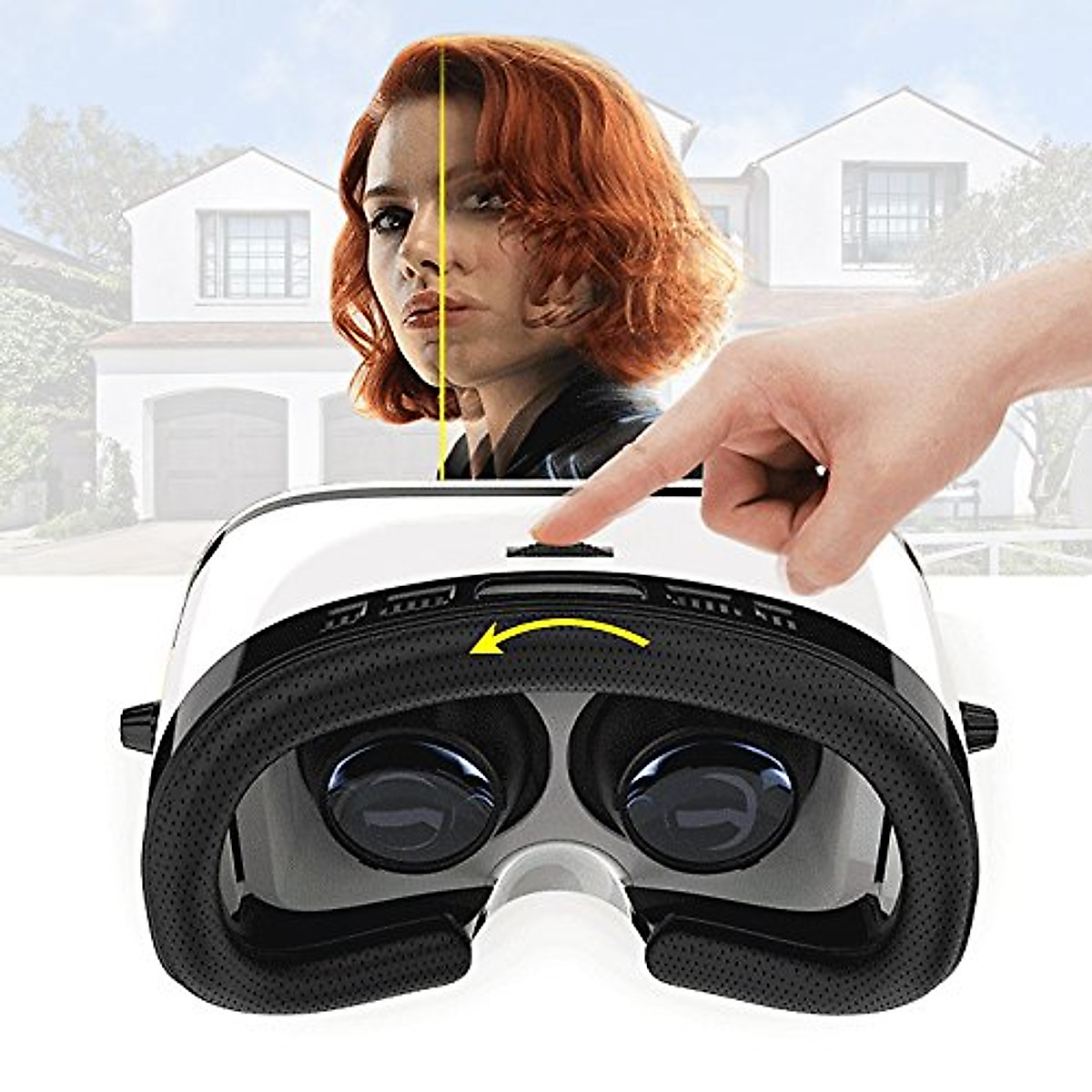VOX+ Z3 3D VR Virtual Reality Headset Viewing Glasses for iPhone, Samsung, Google and all Android Smartphones, Get Excited Now