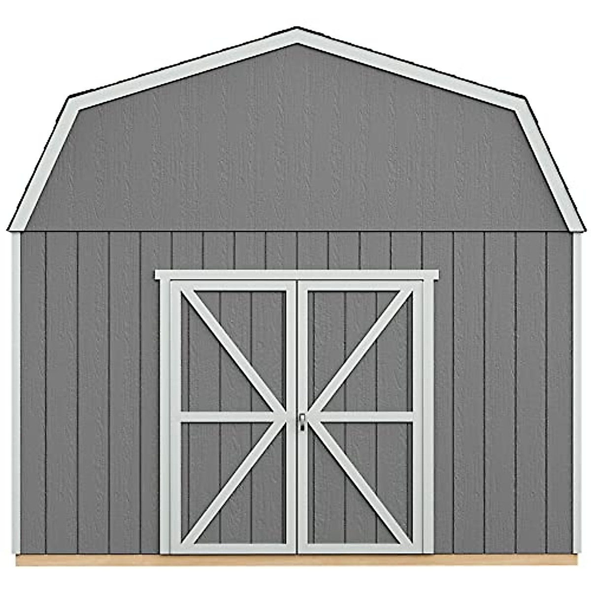 Handy Home Products Hudson 12x20 Do-it-Yourself Wooden Storage Shed with Floor