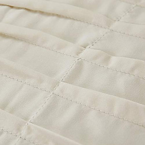 Amrapur Overseas Antonella 8-Piece Pleated Comforter Set (King, Sand)