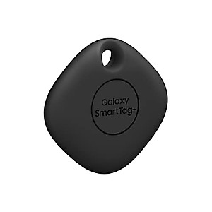 Samsung Galaxy SmartTag+ Plus, 1 Pack, Bluetooth Smart Home Accessory, Attachment to Locate Lost Items, Pair with Phones Android 11 or Higher (Black)