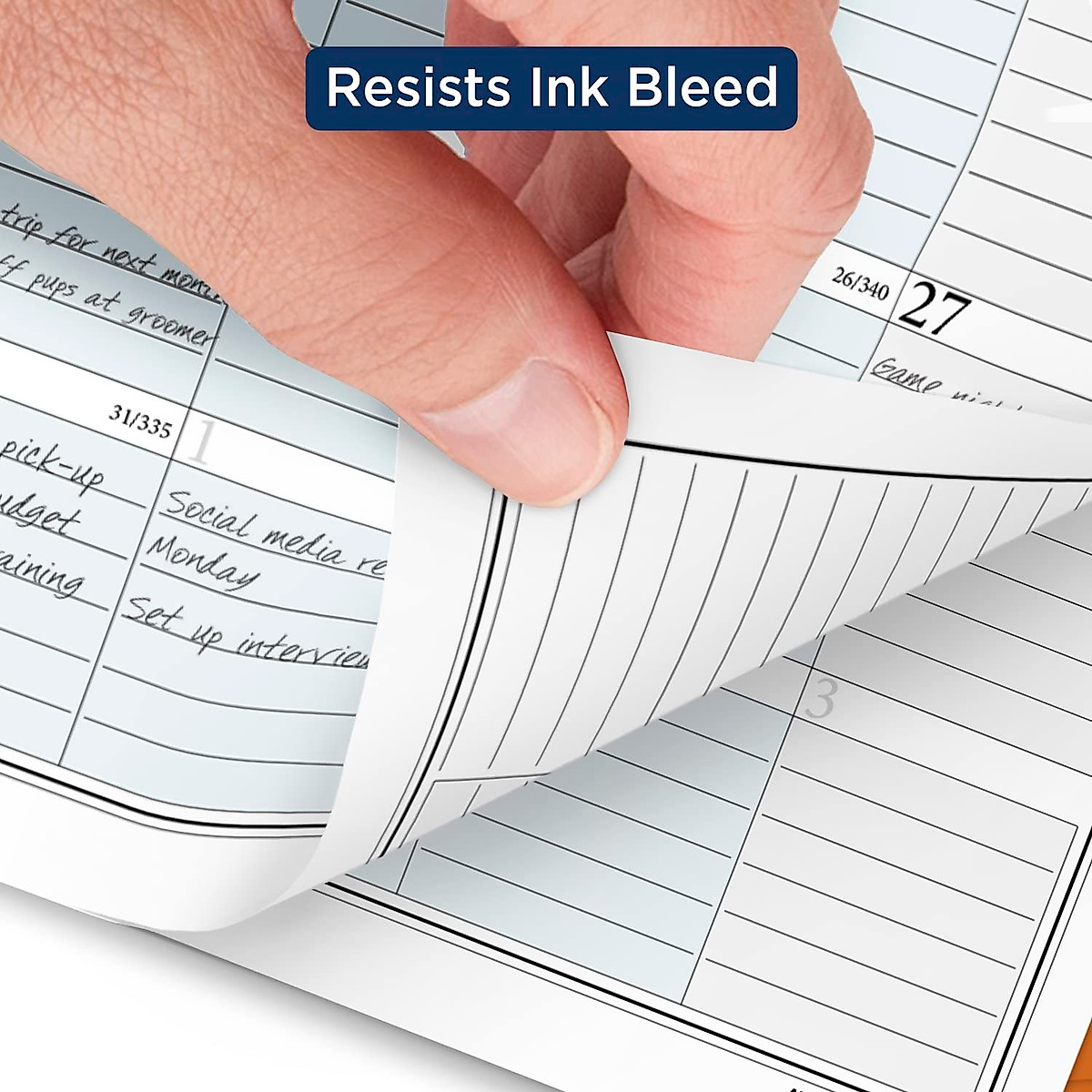 AT-A-GLANCE 2024 Weekly & Monthly Planner Refill, 5-1/2" x 8-1/2", Desk Size, Loose-Leaf, Zenscapes (281-285Y-24)