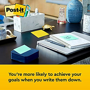 Post-it Dispenser Pop-up Notes, 3x3 in, 18 Pads, Assorted Colors, Clean Removal, Recyclable