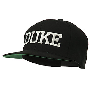 e4Hats.com Halloween Character Duke Embroidered Snapback Cap - Black OSFM