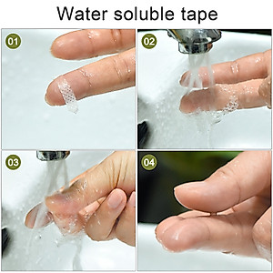 Hotop 1/4 Inch Quilting Sewing Tape Wash Away Tape, Each 22 Yard (2 Rolls)