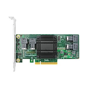 DiliVing 4 Port U.2 to PCI Express x8 SFF-8639 NVMe SSD Adapter with SFF-8643 Mini-SAS HD 36 Pin Connector and PLX8724 chipset for Servers-LRNV9324-4I