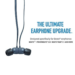 Comply Isolation Plus Memory Foam Earbuds Tips for Sennheiser Momentum/HD 1,IE 800 S,CX 3.00,5.00,6.00BT & 7.00BT with Noise Reduction, WaxGuard, and Secure Fit (Assorted, 3 Pair), Black (19-30204-11)