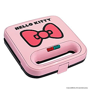 Uncanny Brands Hello Kitty Grilled Cheese Maker- Panini Press and Compact Indoor Grill
