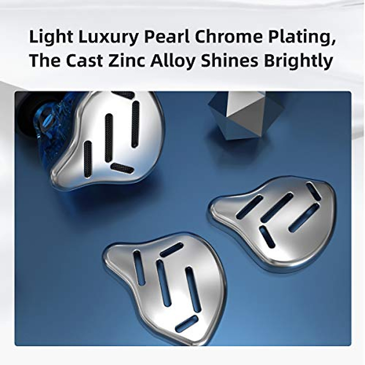 KZ Zax Metal Headset 7BA+1DD Hybrid 16 Drivers HiFi Bass Earbuds in Ear Monitor Headphones Sport Noise Cancelling Earphones(No mic,Black)