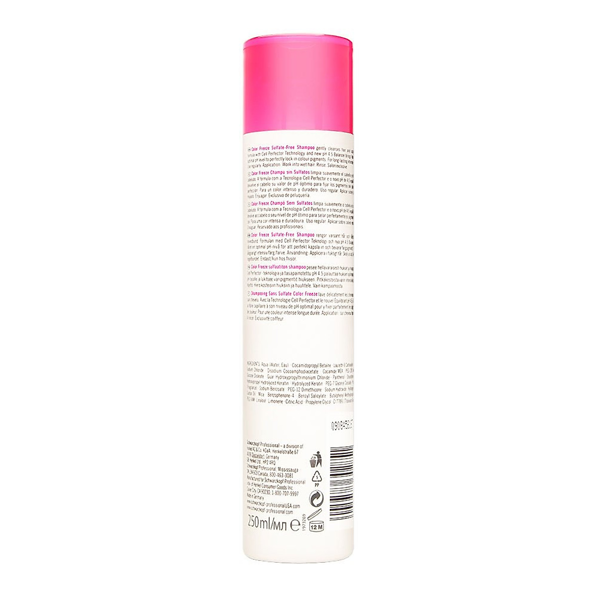 BC Bonacure COLOR FREEZE Sulfate-Free Shampoo, 8.45-Ounce