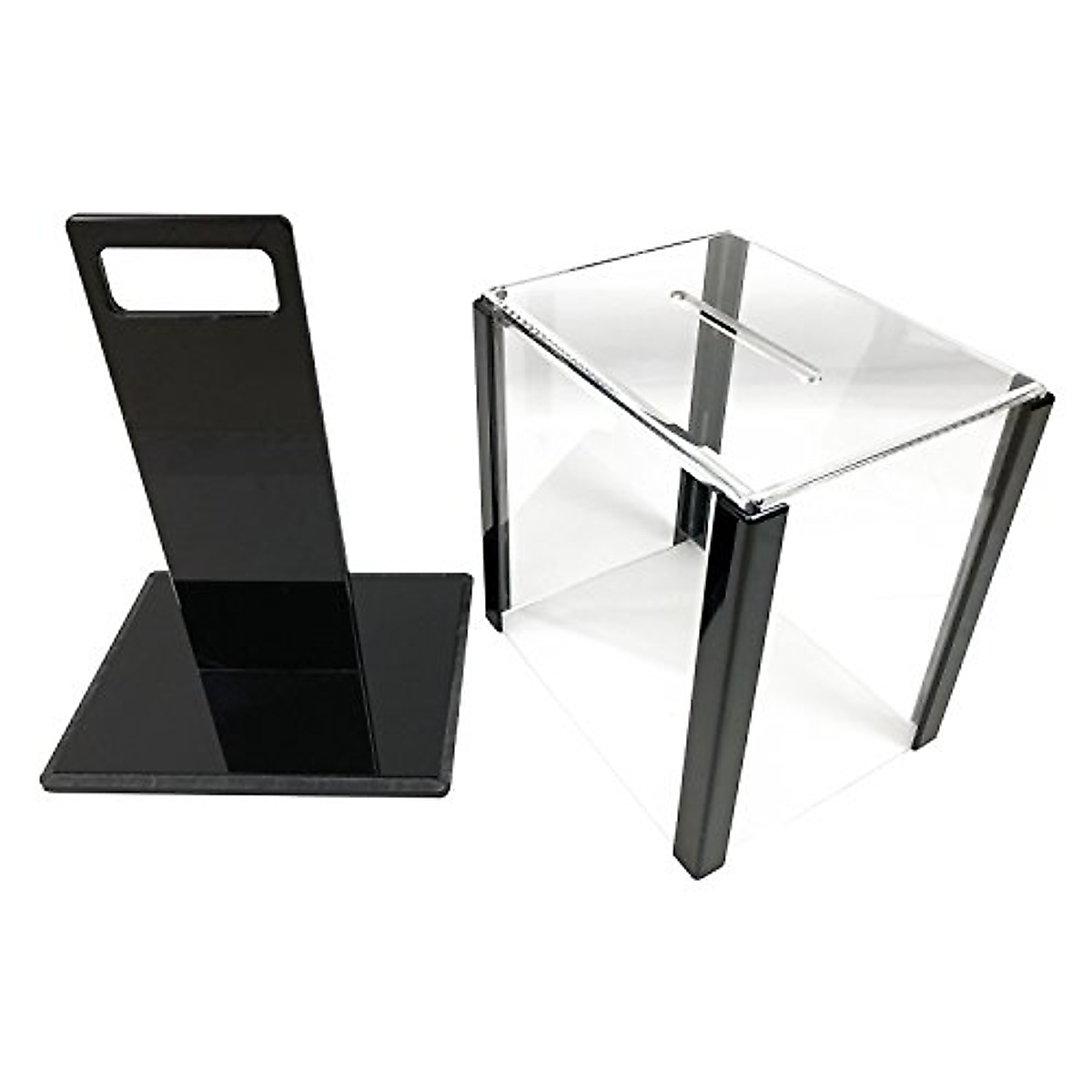 Yuanhe 1000 Chip Clear Acrylic Poker Chip Carrier-Includes 10 Chip Racks