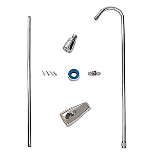EZ-FLO Spout-Type Add-On Shower Unit, Chrome, 11120