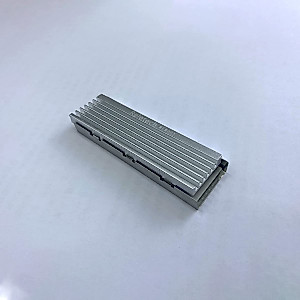 Reletech M.2 SSD Heatsink NVME 2280 Solid State Disk Drive Radiator Cooler Cooling Pad for Desktop PC (Silver)