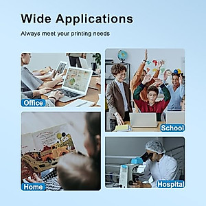 206X Toner Cartridges 4 Pack Compatible Replacement for HP 206X 206A Toner Works with HP Color Pro MFP M283fdw M283cdw M283fdn M282mw Pro M255dw M255nw M283 M255 Printer (with Chip)