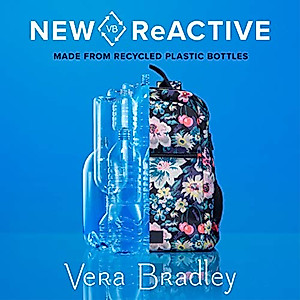 Vera Bradley Women's Recycled Lighten Up Shower Caddy, Sunflower Sky, One Size