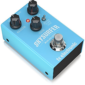 TC Electronic SKYSURFER MINI REVERB Studio-Quality Reverb with 3 Award Winning TC Electronic Algorithms, now with a Compact Footprint