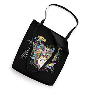 Abstract art drums musician music band throne noose Tote Bag