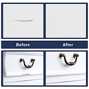 LANBEIDE Refillable Touch Up Paint Pens, 3Pcs Paint Brush Pens for Walls Repair, Furniture Repair Kit for Drywall, Wood Floors, Cabinets, Windows, Doors, Desks 6ML