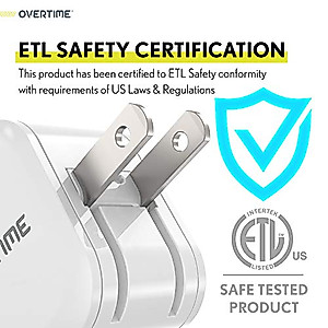 USB C Charger 20W, Overtime Fast Charger for iPhone, PD 3.0 Type C Wall Charger for iPhone 14/14 Pro/14 Max/14 Plus/13/13 Mini/13 Pro/13 Pro Max/12/12 Mini/12 Pro/12 Pro Max, iPad Pro