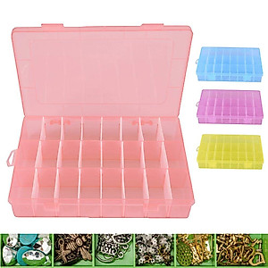 Plastic Storage Box, 4 Plastic Storage Box Plastic Storage Container Plastic Beads Rings Earrings[4pcs]