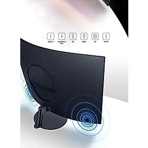 SAMSUNG 32-inch T55 Series - 1000R Curved Monitor: 75Hz, 4ms, 1080p (LC32T550FDNXZA)