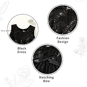 Toddler Baby Girls Dress Sleeveless Sequins Party Dresses Princess Lace Tulle Tutu Dress