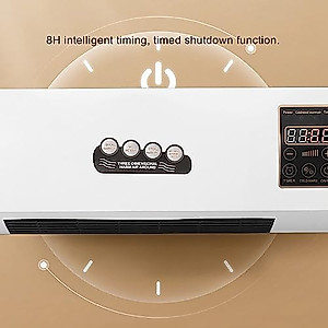 Air Conditioner Fan Warm Fan with Remote Control, Portable Air Conditioner Natrue Fan, Small Air Conditioner Heater Portable Wall Mounted Air Conditioning Hot Fan for Office, Bedroom, Living Room