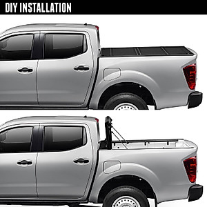 UnderCover Flex Hard Folding Truck Bed Tonneau Cover | FX21032 | Fits 2022 - 2023 Ford Maverick 4' 6" Bed (54.4")