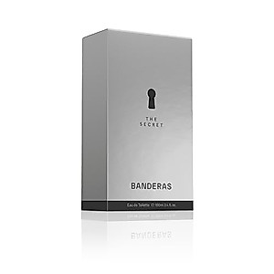 Banderas Perfumes - The Secret - Eau de Toilette for Men - Long Lasting - Elegant, Sexy and Masculine Fragance - Fruity and Leather Notes - Ideal for Day Wear