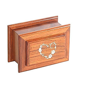 SUPER QUALITY HANDICRAFTS INDIA Rosewood Urns For Pet Ashes | Handmade Urns | Burial Urns | Funeral Urns | Handmade Urns | Decorative Urns | Wood Cremation Urns For Cat and Dog Ashes