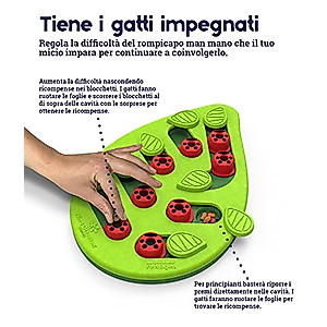 Catstages Nina Ottosson Buggin' Out Puzzle & Play - Interactive Cat Treat Puzzle