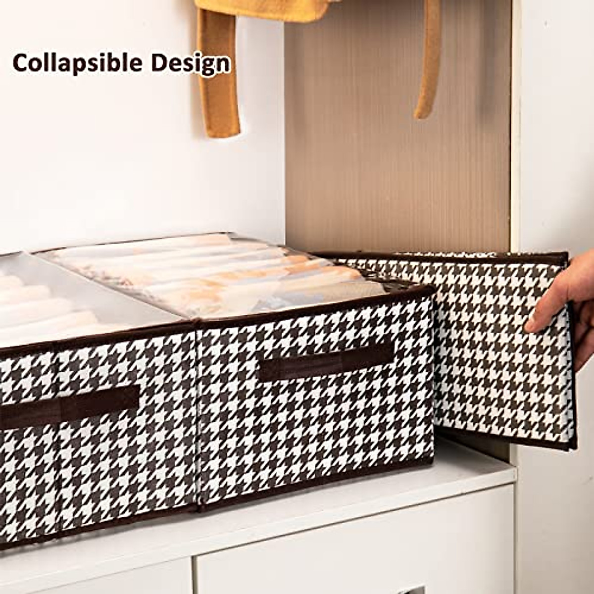 uapryti Drawer Organizers for Clothing - Foldable Closet Organizers and Storage,Washable Wardrobe Clothes Organizer(3PCS,6 Grids+7 Grids+9 Grids)