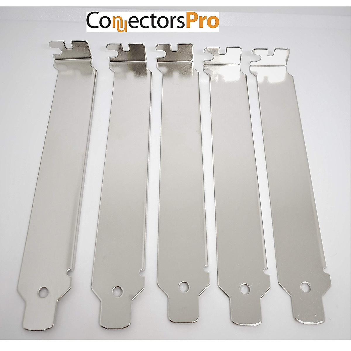 Pc Accessories - Connectors Pro 10-PK PC Computer Back Slot Cover 12cm Height & 2cm Width, PCI L Blank Stainless Steel Bracket, 10-Pack