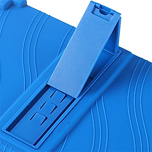 HminSen Case for Blackview Tab 7 WiFi/Tab 8 WiFi Tablet, Kids Friendly Soft Silicone Adjustable Stand Cover for Blackview Tab A7 Kids 10.1 inch/OSCAL PAD60 / PAD70 2023 10.1 Tablet (Black)