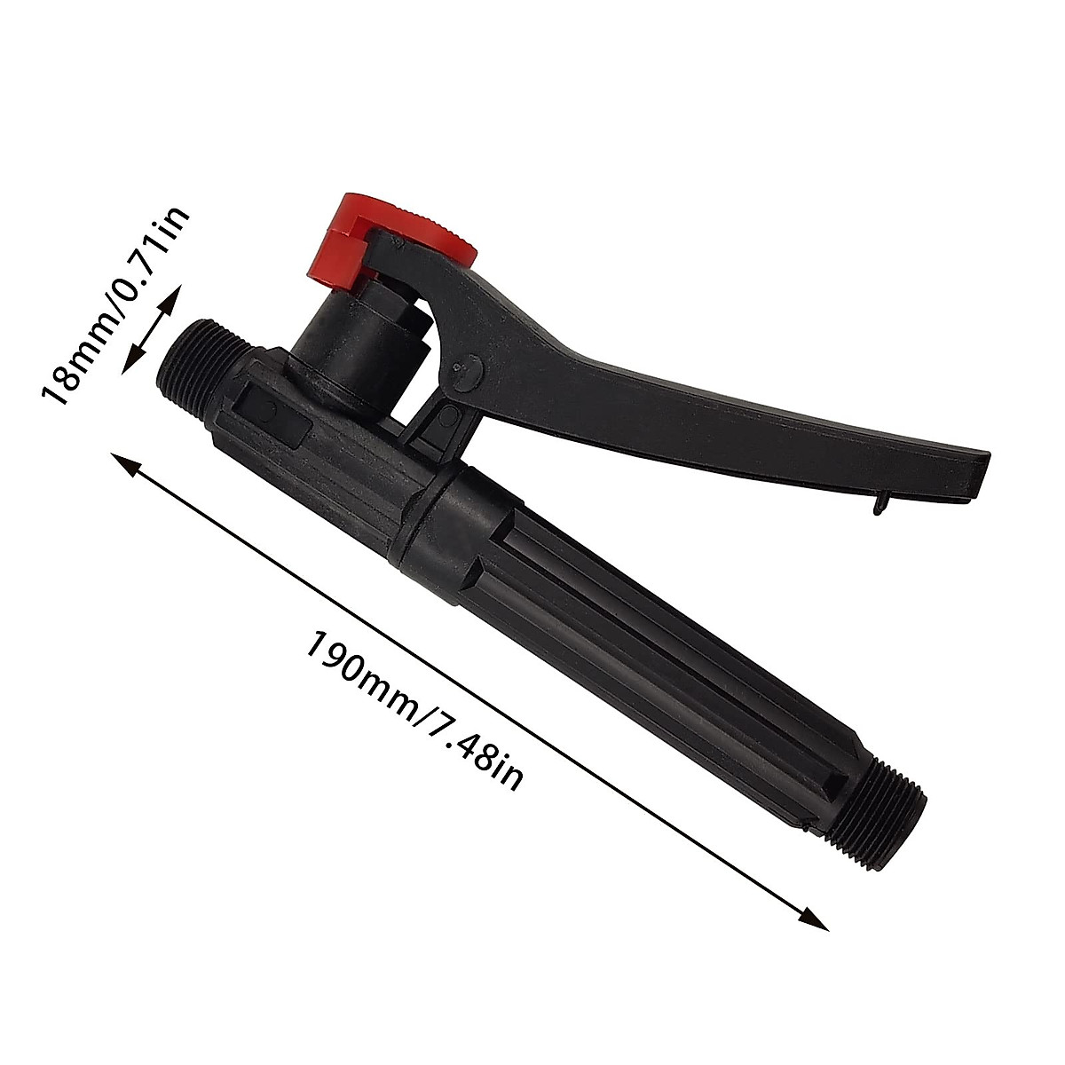 1 Pcs Pump Action Pressure Sprayer Greenwood Backpack Sprayer Parts Trigger Sprayer Handle Parts Garden Sprayer Handle Trigger Gun Sprayer Handle Pump Sprayer Wand Replacement